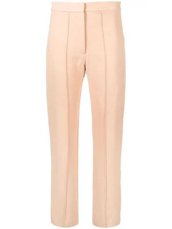 Alex Perry Pleated Straight-leg Trousers