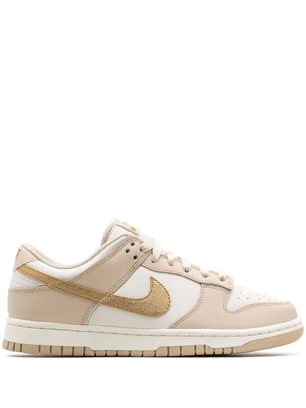 Nike Dunk Low Phantom Metallic Gold Sneakers