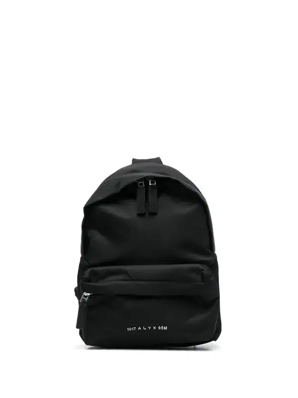 1017 Alyx 9sm Roillercoaster-Buckle Logo Backpack In Black