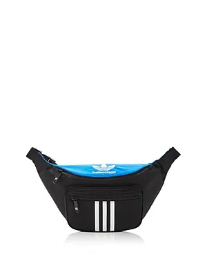 Balenciaga X Adidas Recycled Nylon Belt Bag - Black/blue | Editorialist