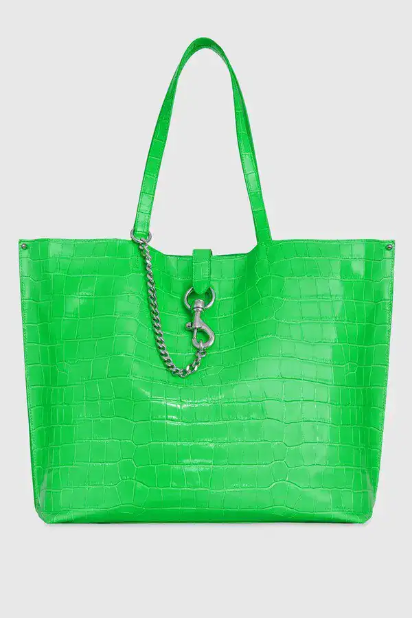 Rebecca Minkoff Megan Soft Large Tote In Green 61% Off
