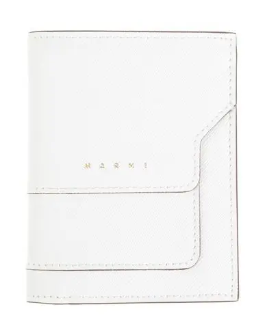 Marni Wallet Bovine Leather - White