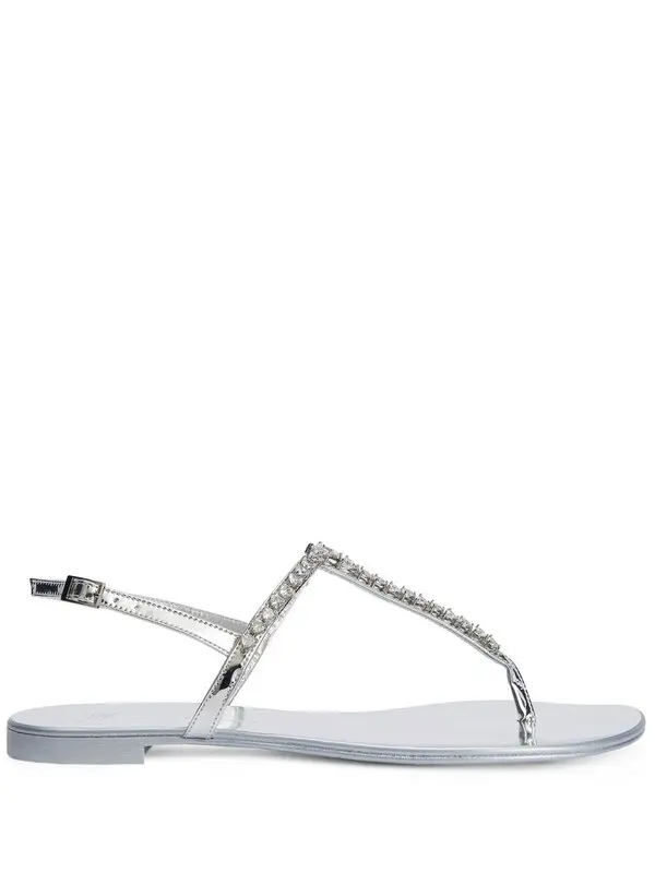 GIUSEPPE ZANOTTI Minnah Crystal-embellished Sandals