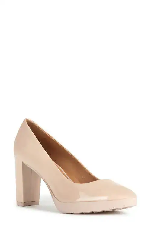 Geox Walk Pleasure 85 Pump In Nude 30% Off Editorialist