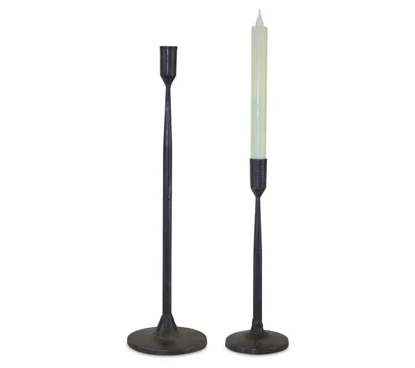 MELROSE Iron Metal Taper Holder