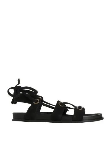TWINSET Leather Thong Sandals