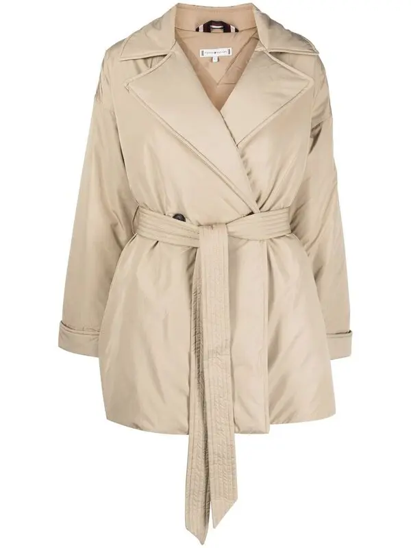 Tommy Hilfiger Tie-fastening Puffer Jacket