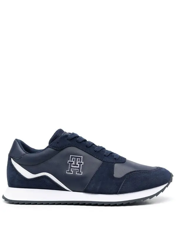 Tommy Hilfiger Embroidered Th Monogram Low-top Sneakers