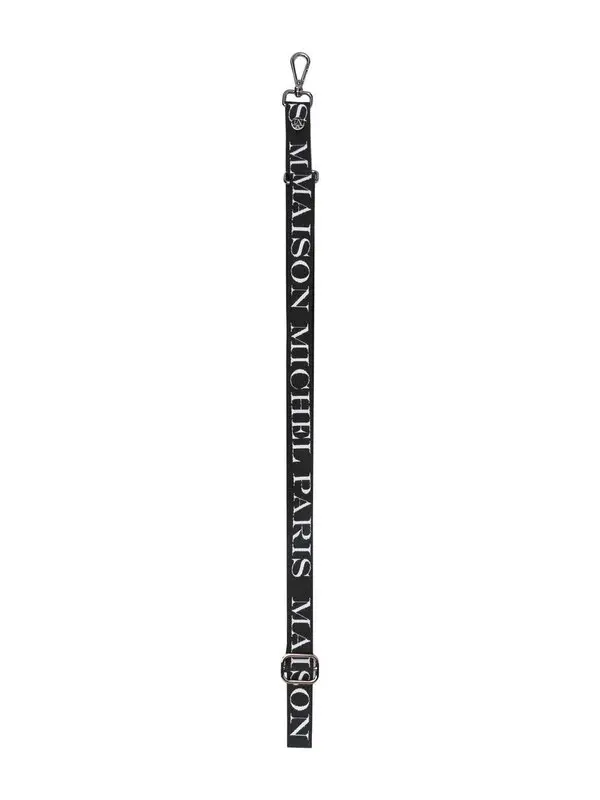 MAISON MICHEL Logo-print Shoulder Strap