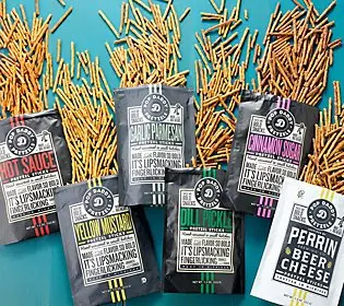 POP DADDY 7.5 Oz Bags Of Seasoned Pretzel Sticks