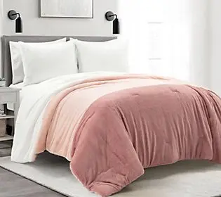 LUSH DECOR Farmhouse Color Block Ultra Comforte R 2pc Twn