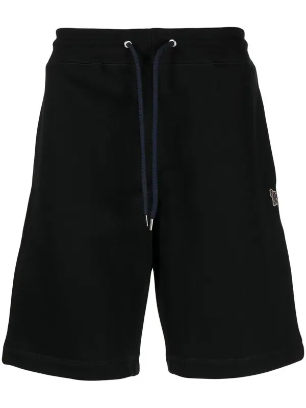 Paul Smith Zebra-patch Track Shorts - Black