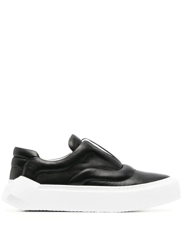 Pierre Hardy Skate Cubix Slip-On Sneakers In Black - 53% Off