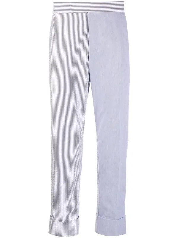 Thom Browne Cropped Seersucker Trousers