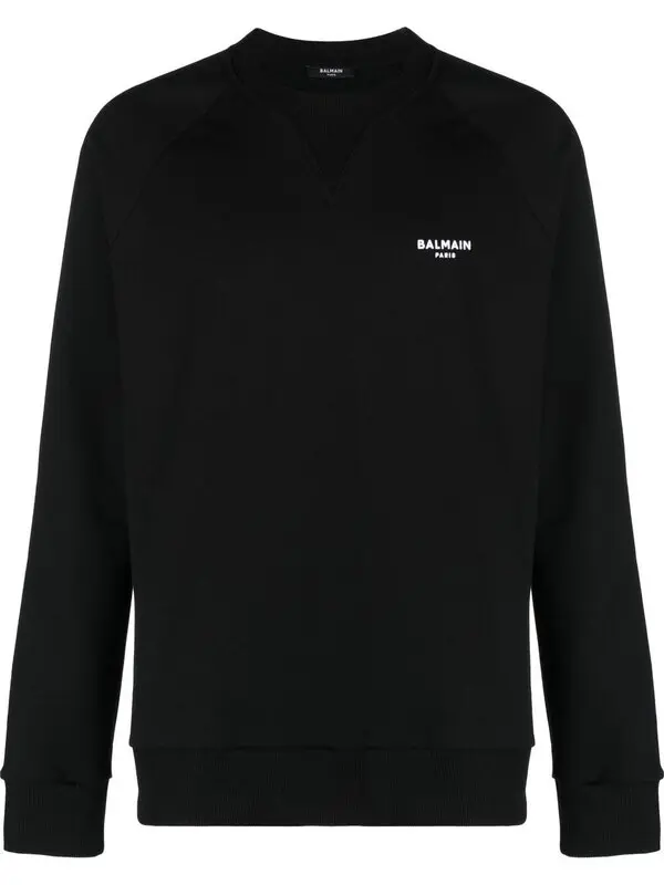 Balmain Logo-print Sweatshirt - Black