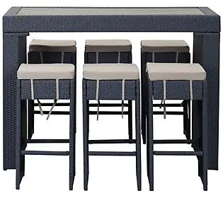 SAFAVIEH Sanders Outdoor Bar Set