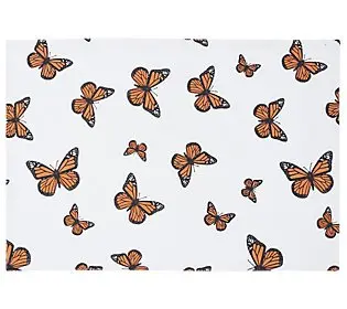 VALERIE PARR HILL Monarch Butterfly Placemat, Set Of 6 Valerie