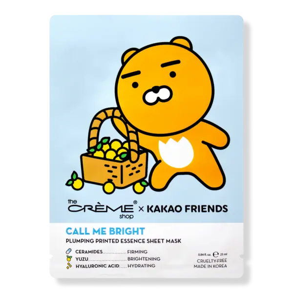 THE CREME SHOP Ryan Call Me Bright Printed Essence Sheet Mask