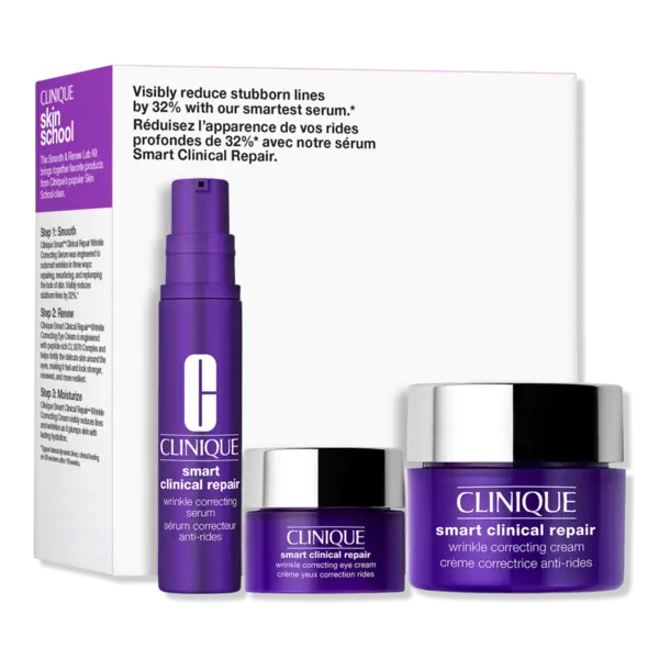CLINIQUE Skin School Supplies: Smooth + Renew Lab Anti-aging Skincare Set - One-color