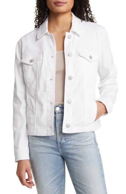 Tommy Bahama Leila Denim Jacket - White | Editorialist