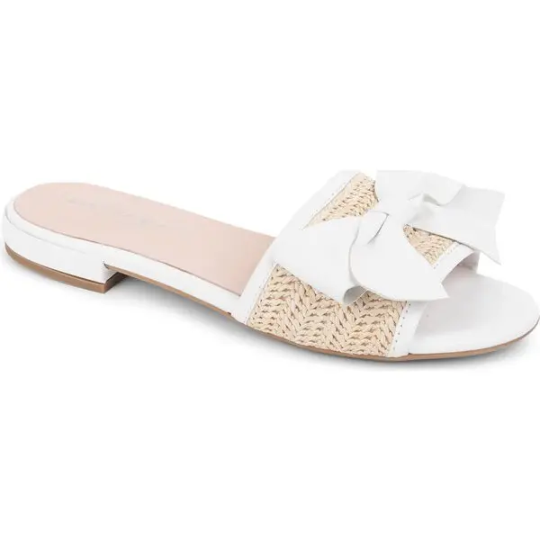 PATRICIA GREEN St. Tropez Slide Sandal - White