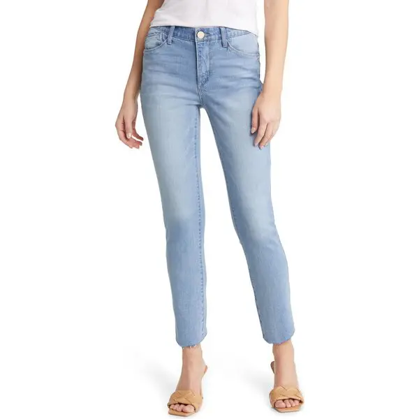 Wit & Wisdom Ab'solution High-waist Crop Jeans - Light Blue