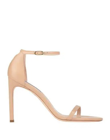 STUART WEITZMAN Ankle Strap Sandals - Beige