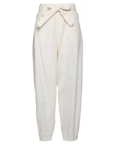 High Tapered Cotton Pants