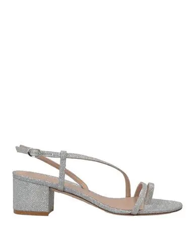 STUART WEITZMAN Thong Sandals - Silver