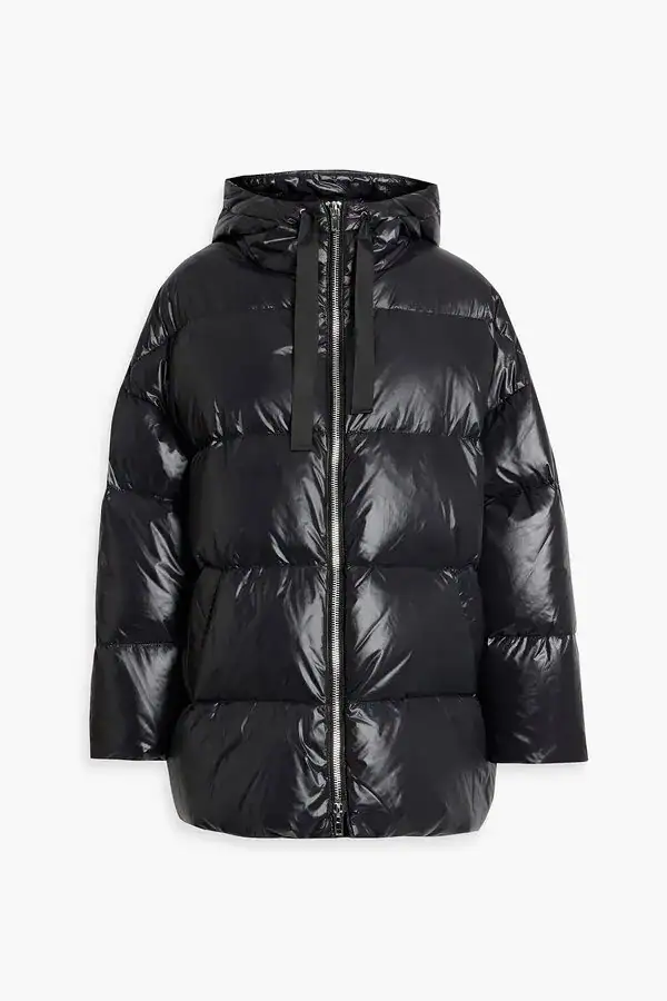 Stand Studio Adeline Quilted Down Jacket In Black - 80% Off