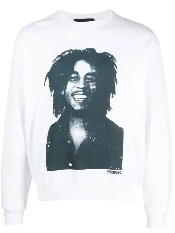 Dsquared2 Bob Marley Graphic Sweatshirt