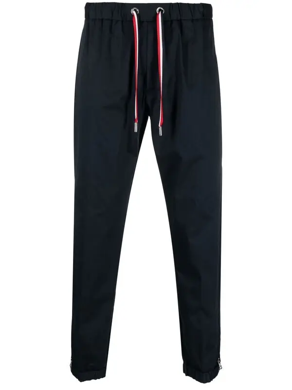 Moncler Gabardine Track Pants - Blue