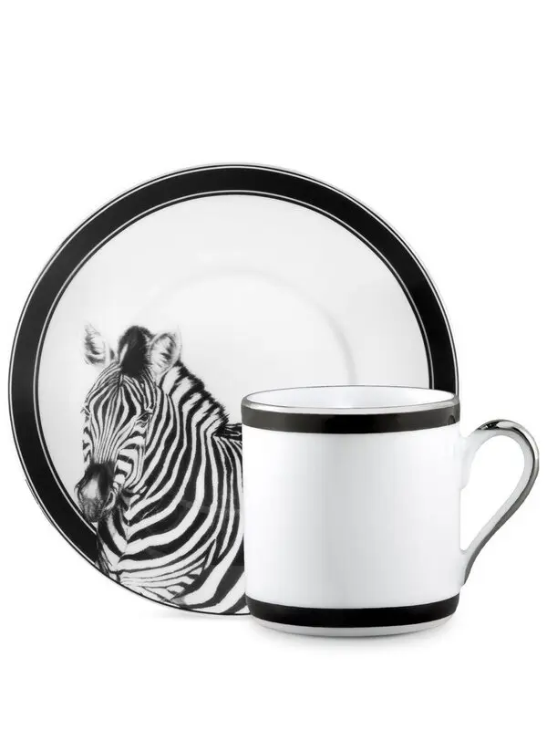 Dolce & Gabbana Zebra-motif Porcelain Espresso Set