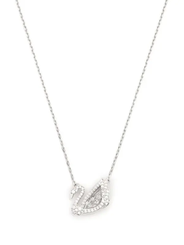 SWAROVSKI Crystal-embellished Logo Pendant Necklace
