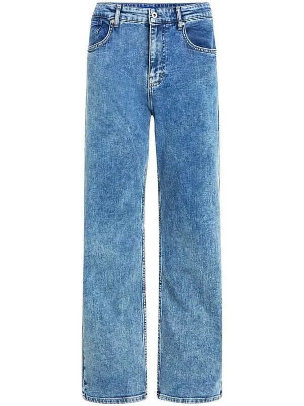 Karl Lagerfeld Mid-rise Straight Leg Jeans