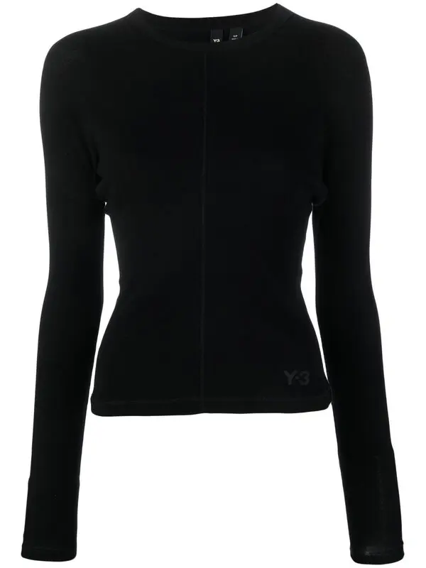 Y3 Logo-print Long-sleeve Top