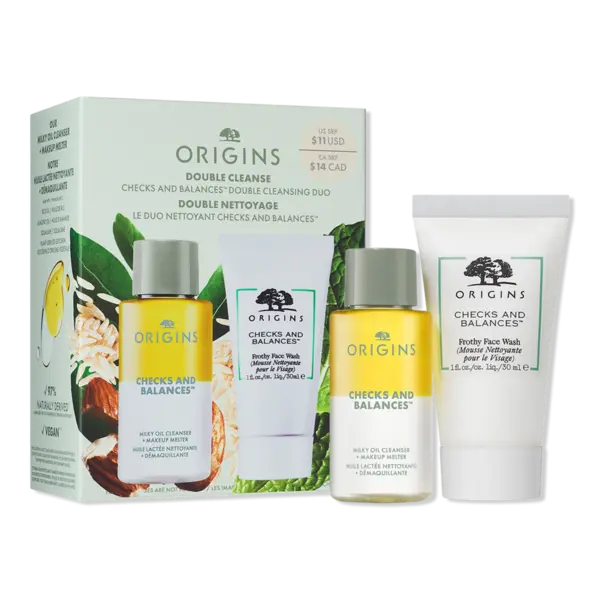 ORIGINS Double Cleanse Checks And Balances Double Cleansing Duo - One-color