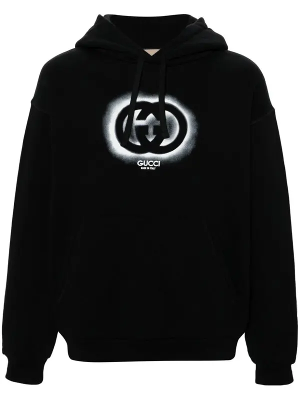 Gucci Logo-printed Cotton Hoodie