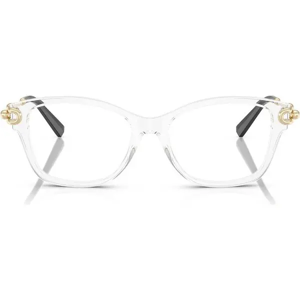 Tiffany & Co. 53mm Rectangular Eyeglasses - Crystal/demo Lens