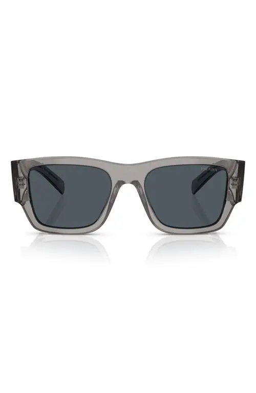 Prada 55mm Square Sunglasses - Dark Grey