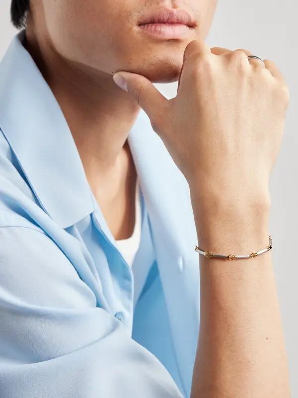 FOUNDRAE Element 18-karat Gold Chain Bracelet