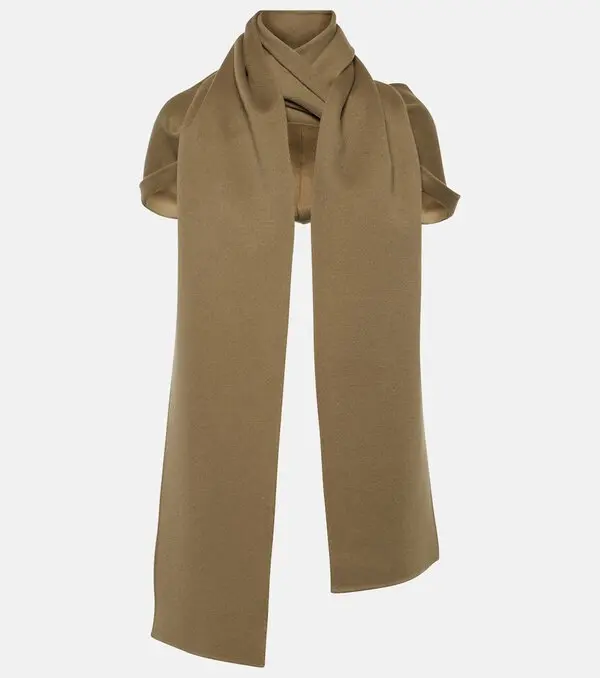 THE ROW Dodi Cashmere Scarf - Brown