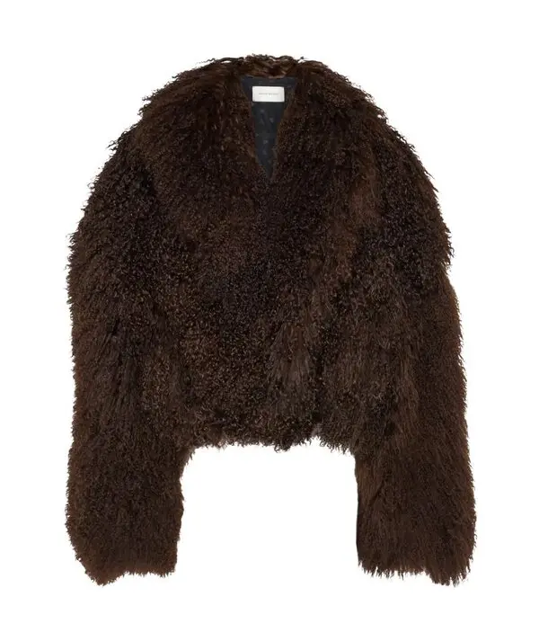 Magda Butrym Shearling Jacket - Brown
