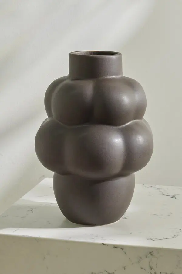 LOUISE ROE Balloon 04 Ceramic Vase - Brown