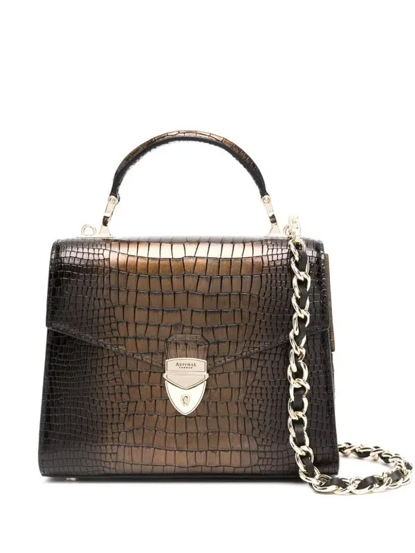 ASPINAL OF LONDON Mayfair Top-handle Bag - Black