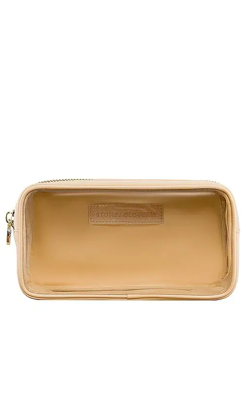 Stoney Clover Lane Clear Front Small Pouch - Sand