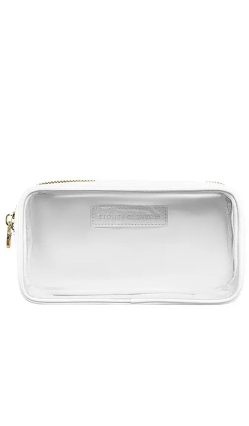 Stoney Clover Lane Clear Front Small Pouch - Blanc