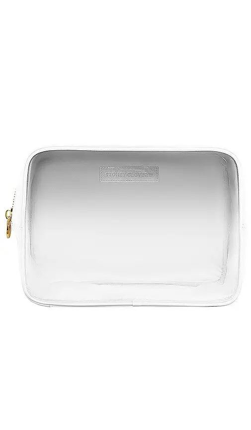 Stoney Clover Lane Clear Front Large Pouch - Blanc