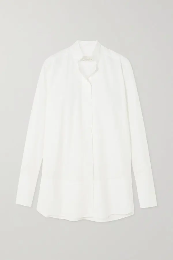 LIBEROWE Net Sustain Nerhu Cotton-poplin Shirt