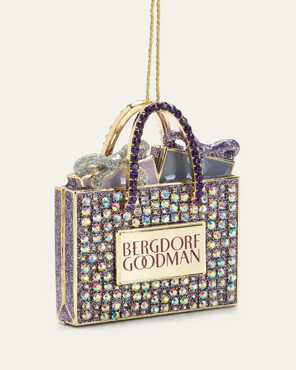 Baublebar 3d Shopping Bag Ornament